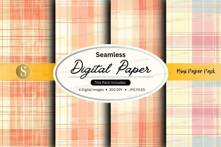 Seamless digital paper mockup pack (6569264)