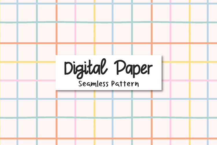 Grid seamless pattern. Grid background. (1671435) | Patterns | Design ...