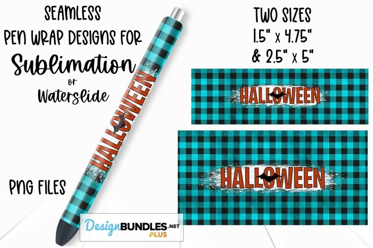 Halloween Bat Sublimation Pen Wrap Design | Halloween Pen