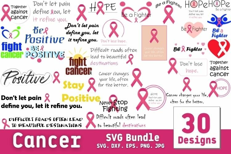 Fighting Cancer SVG Bundle