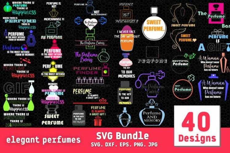 Elegant Perfumes SVG Bundle