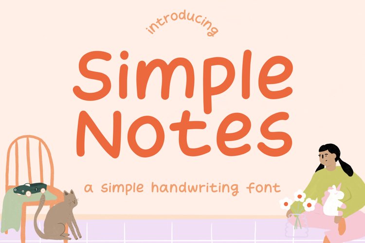Simple Notes handwritten font