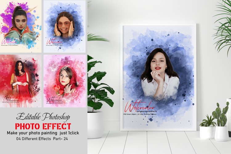 Editable Effect Colorful Photo