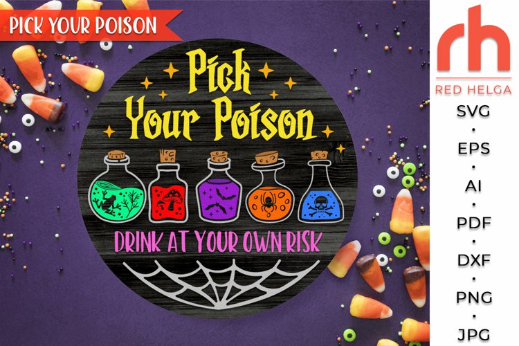 Pick Your Poison Svg | Design Bundles