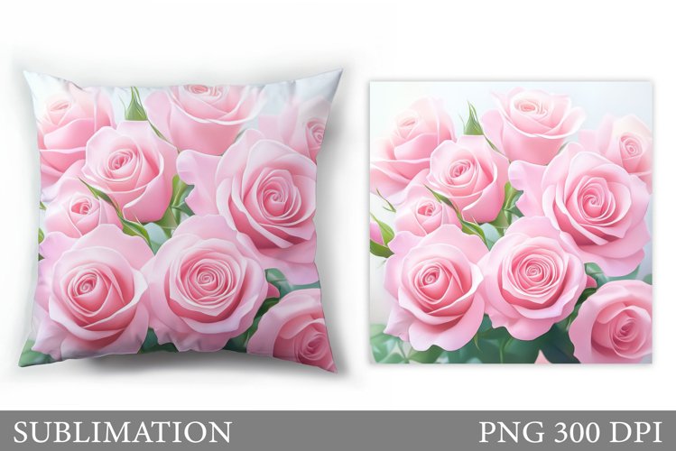 Roses Sublimation. Roses Pillow Sublimation (5195773)