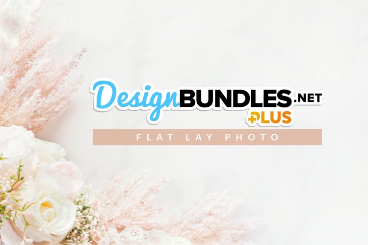 Pink and White Floral Flat Lay Photo