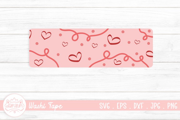 Valentine Washi Tape Clipart Sticker (4388741)
