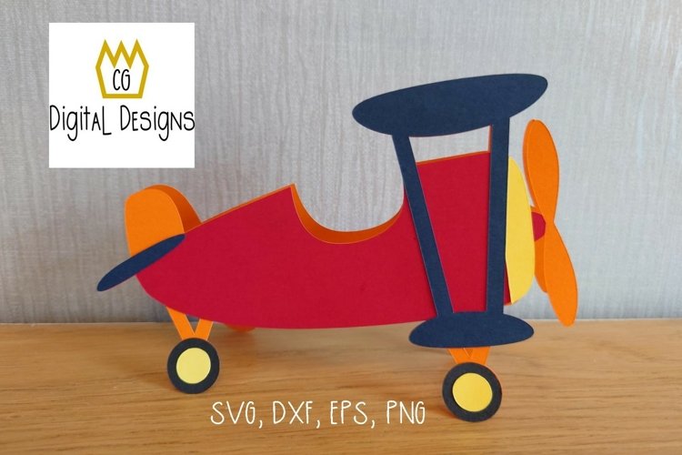 Plane Card - SVG (1377355) | SVGs | Design Bundles