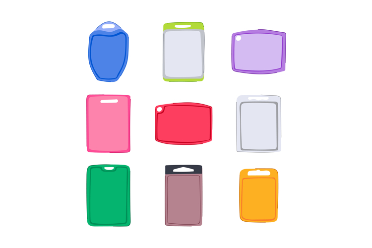 plastic cutting board set cartoon (6567851)