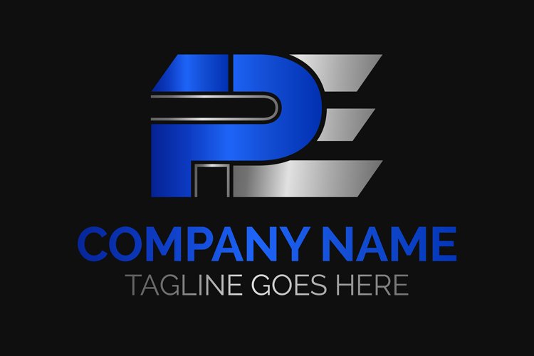 PE letter mark logo (2793184)