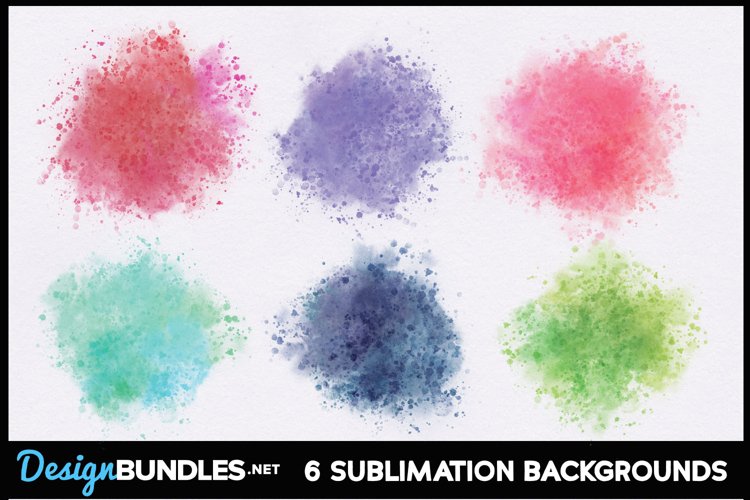 Watercolor Splash Sublimation Backgrounds