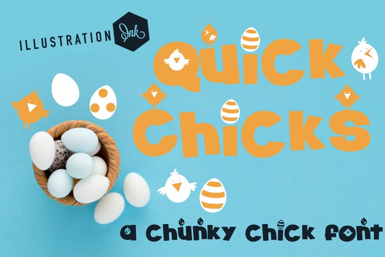 Handcrafted Easter font