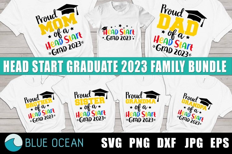 Head Start Graduate 2023 SVG, Proud family bundle SVG