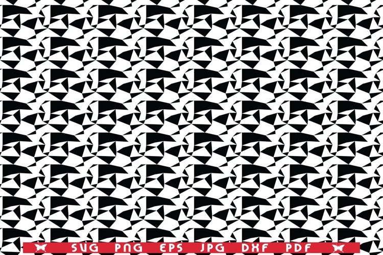 SVG Polygonal Mosaic, Seamless Pattern (2238106)