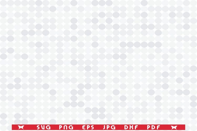 SVG Grey Circles, Seamless pattern (2143380)