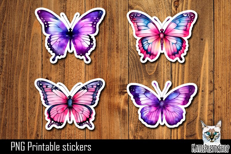 Butterfly Sticker PNG (3848012)