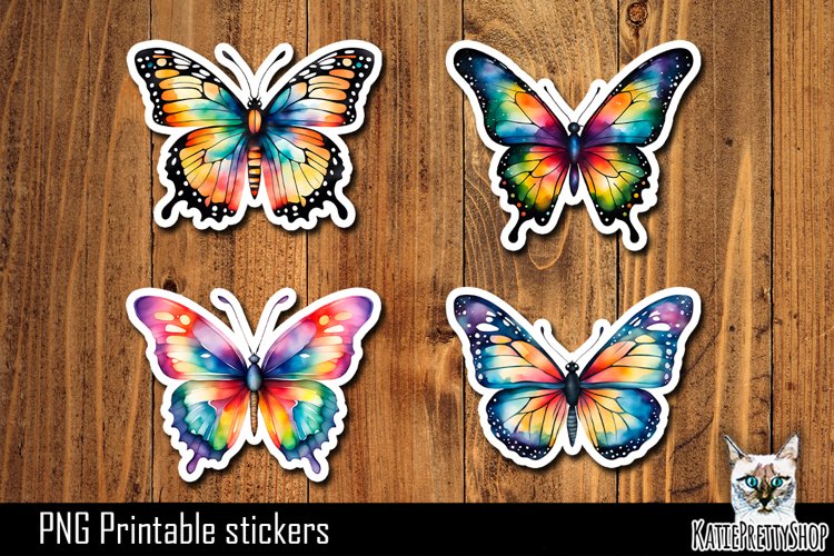 Butterfly Sticker PNG (3848001)