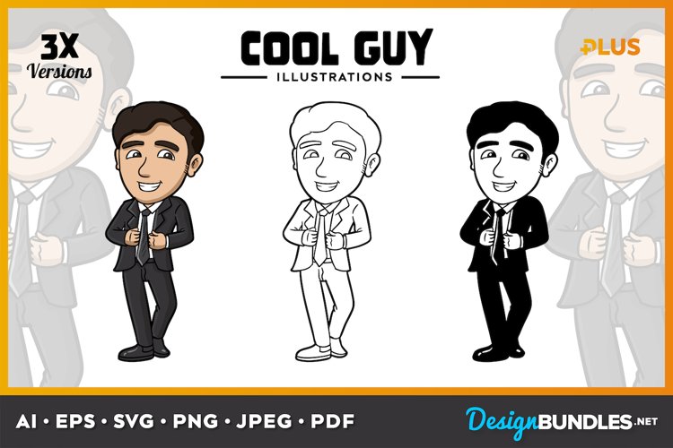 Cool Guy Illustrations