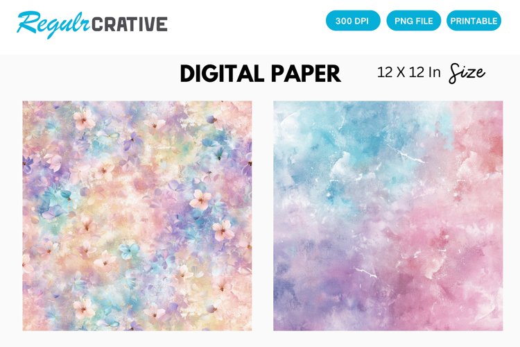 Pretty Pastels Seamless Digital Paper