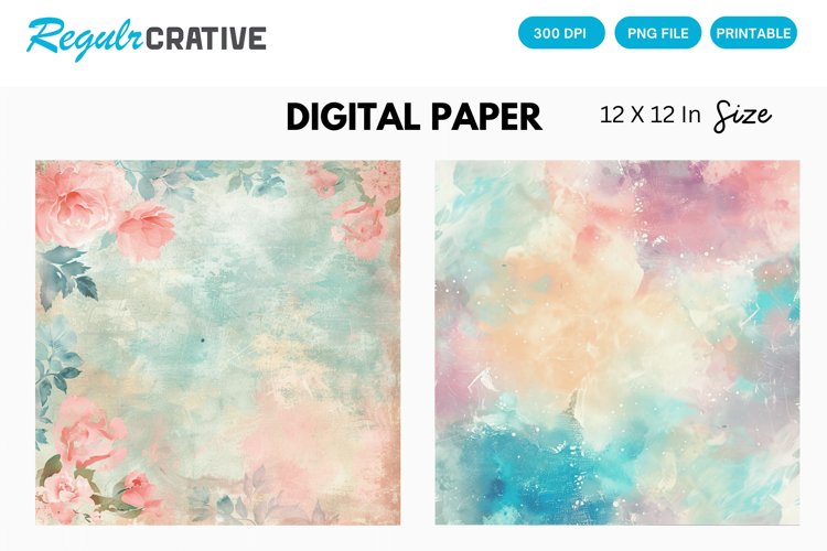 Pretty Pastels Seamless Digital Paper
