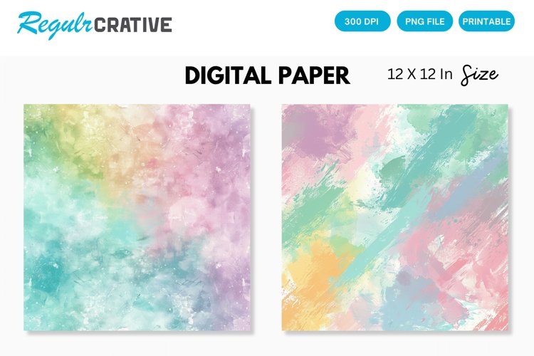 Pretty Pastels Seamless Digital Paper