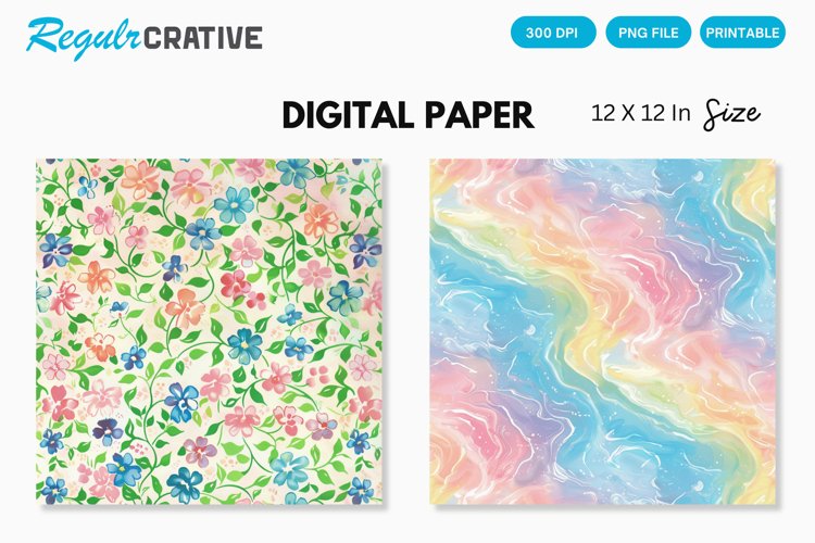 Pretty Pastels Seamless Digital Paper