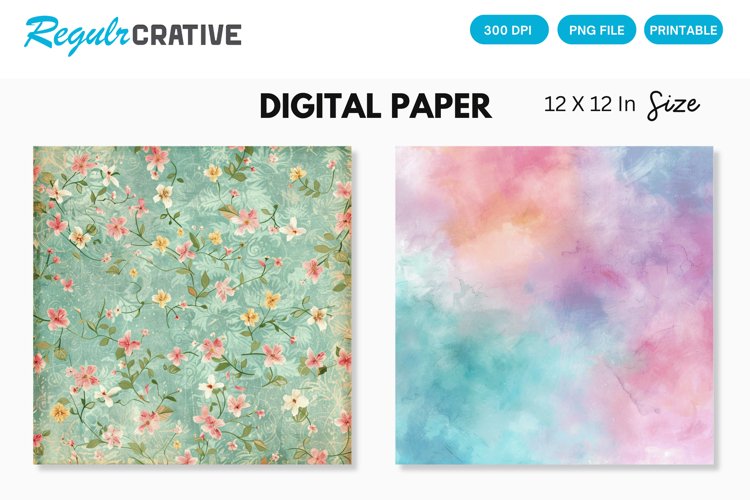 Pretty Pastels Seamless Digital Paper