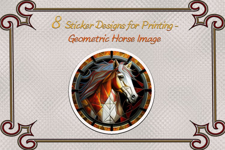 Sticker Set I 8 Sticker Designs for Printing, PNG