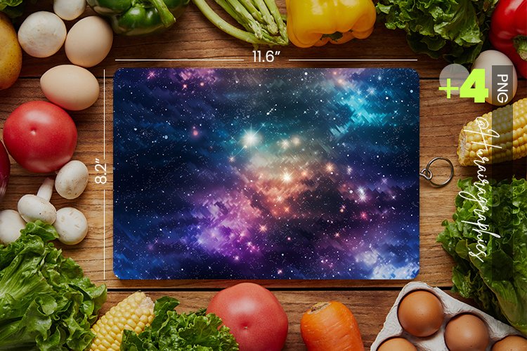 Cosmic Gradient Cutting Board Design - 04 (4627595)