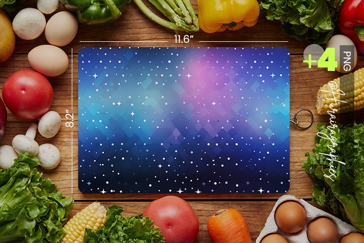Cosmic Gradient Cutting Board Design - 04 (4627614)