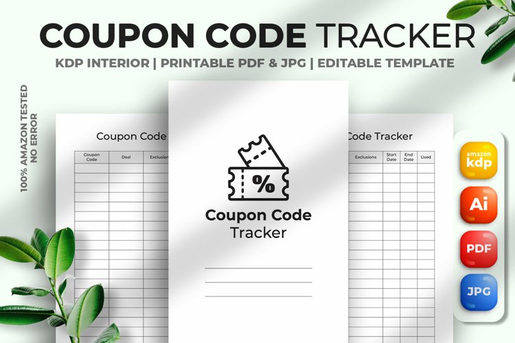 Coupon Code Tracker Kdp Interior