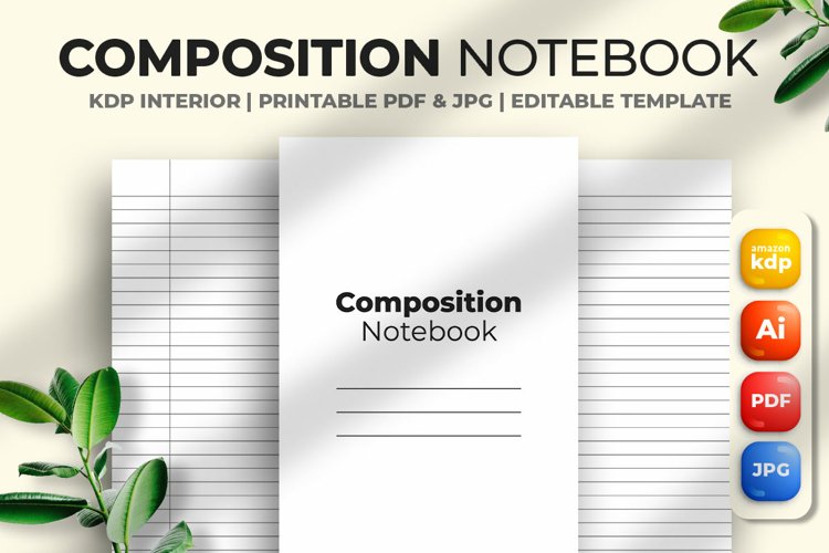 Composition Notebook Kdp Interior (2521826)