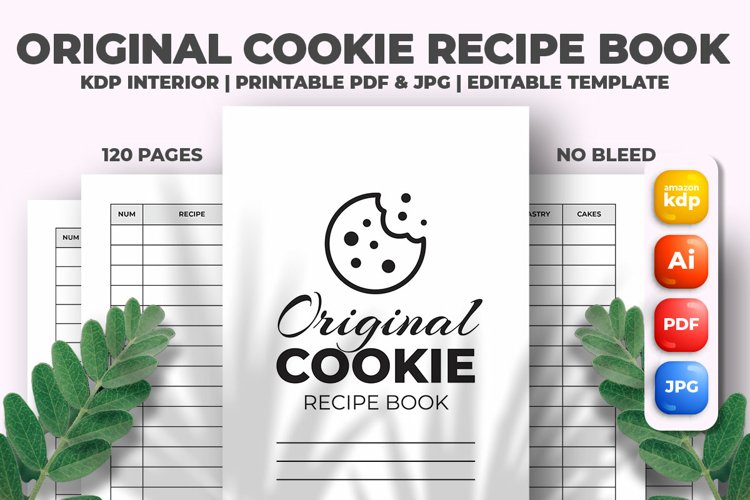 Original Cookie Recipe Book KDP Interior