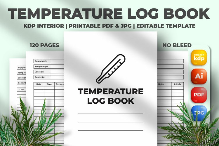Temperature Log Book KDP Interior (2159825)