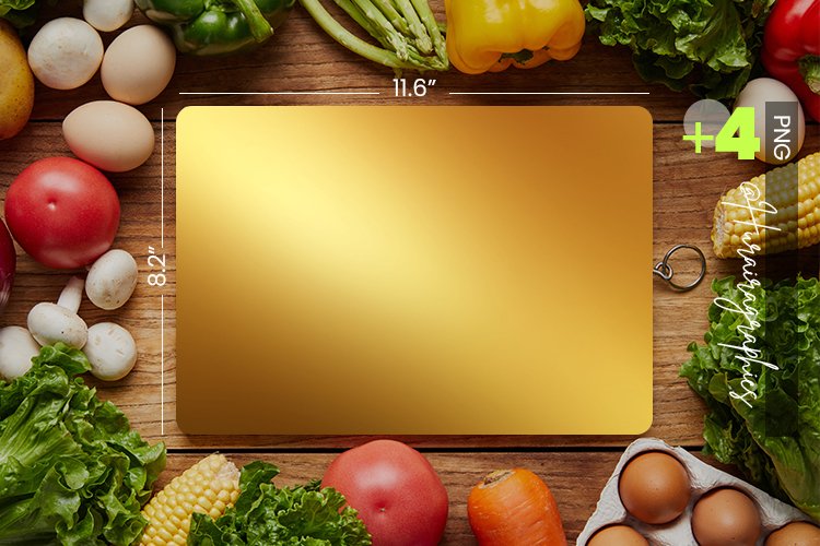 Gold Gradient Cutting Board Design - 04 Variations