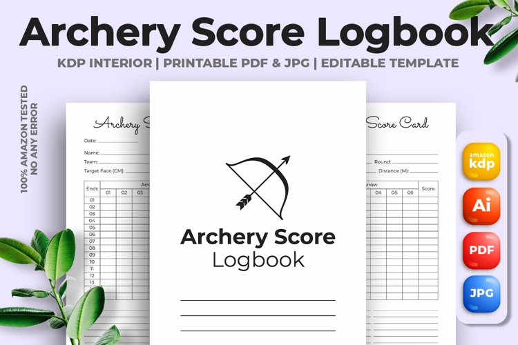Archery Score Logbook KDP Interior