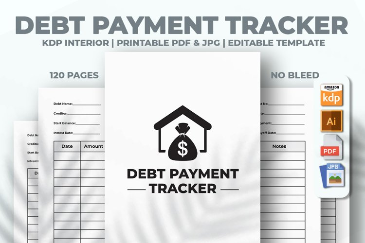 Debt Payment Tracker KDP Interior (2158073)