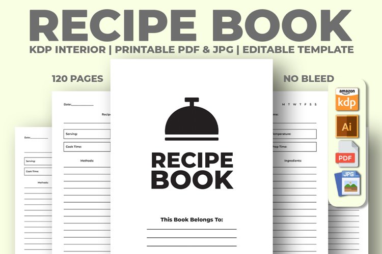 Recipe Book KDP Interior (2157972)