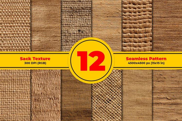 Sack Texture Seamless Pattern and Digital Paper (3093442)