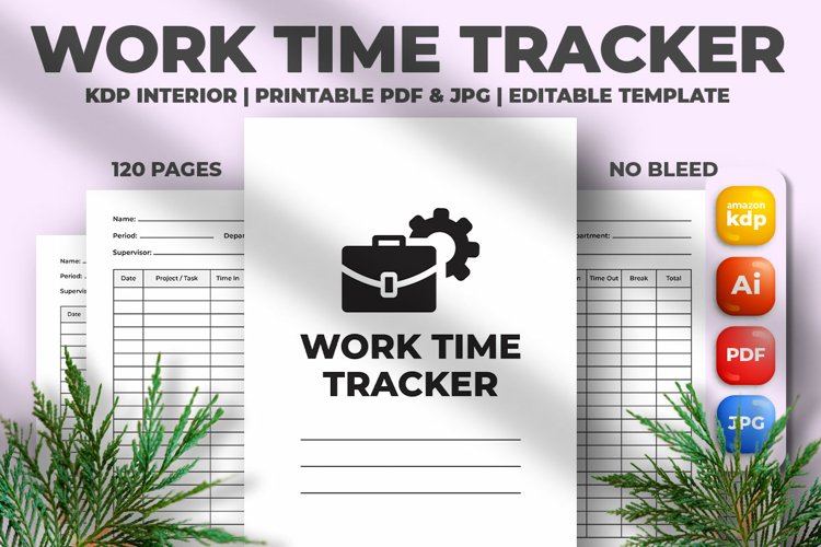 Work Time Tracker KDP Interior