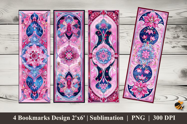 Geometric Pattern Bookmarks Sublimation Design (4414864)
