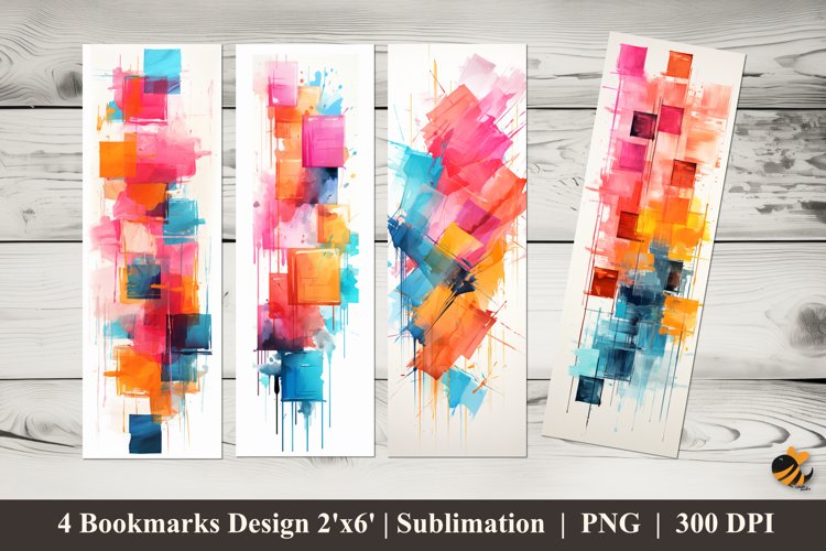 Color Series Bookmarks Sublimation Design