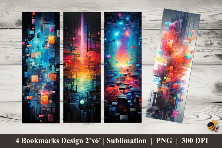 Geometric Absolution Bookmarks Sublimation Design