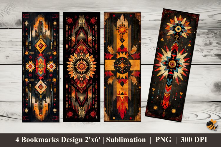 Original Traditional Bookmarks Sublimation Design