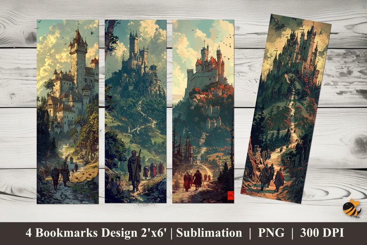 History Bookmarks Sublimation Design