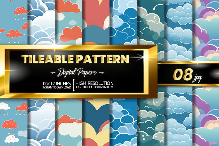 Tileable Pattern Digital Papers (4235152)