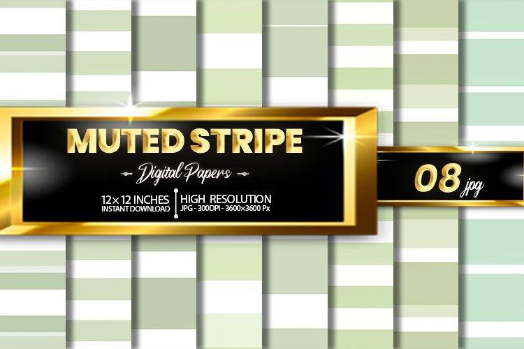 Muted Stripe Digital Papers (4232355)
