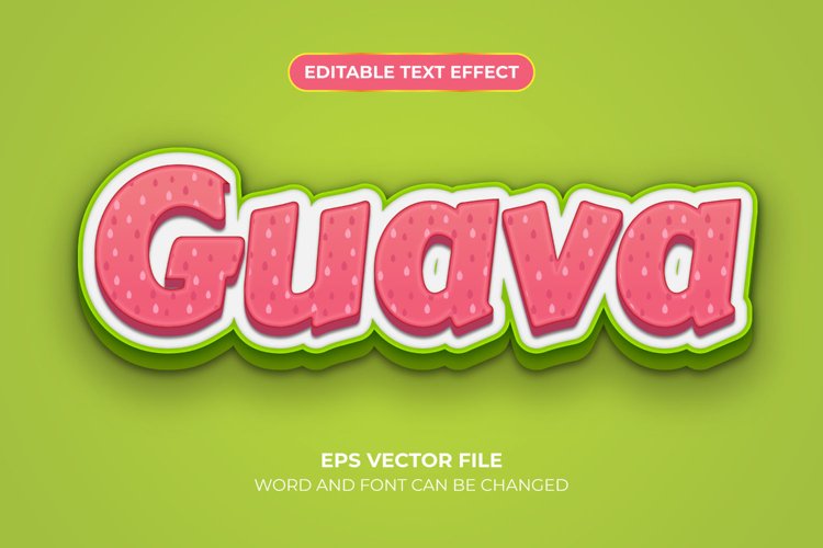 Guava text effect (1870153)
