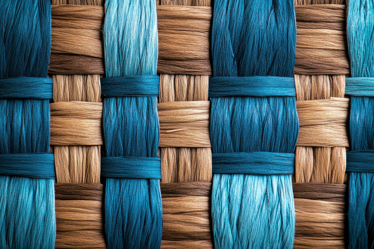 Intricate Texture of Woven Background Wallpaper