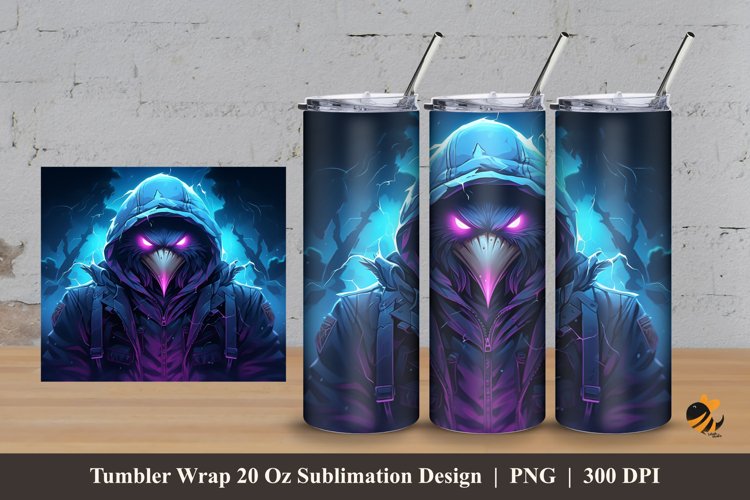 Master Penguin Tumbler Wrap Sublimation Design 3